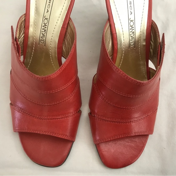 Circa Joan&David | Shoes | New Red Leather Wedges | Poshmark